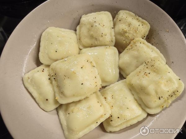 Отзыв о Равиоли ВкусВилл с крабом, креветками и моцареллой | Вкусно, но ...