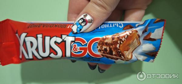 Отзыв о Вафельный батончик Xrust&Go с кокосом и карамелью | Ожидала большего