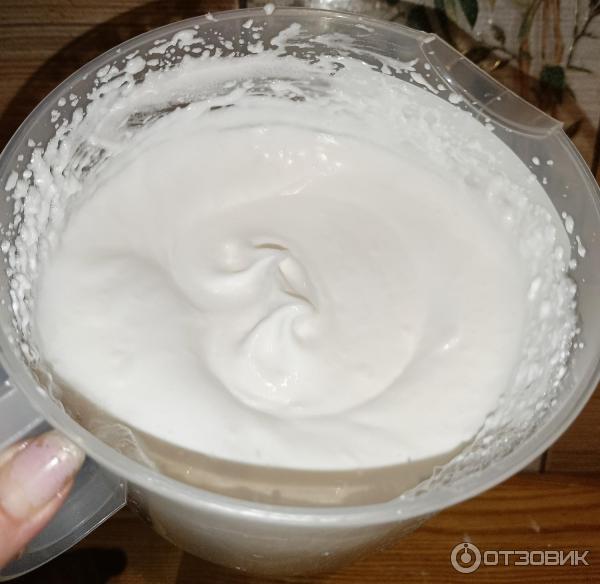 Отзыв о Яичный белок Вкусвилл | До пиков не взбивается, безе не получается!