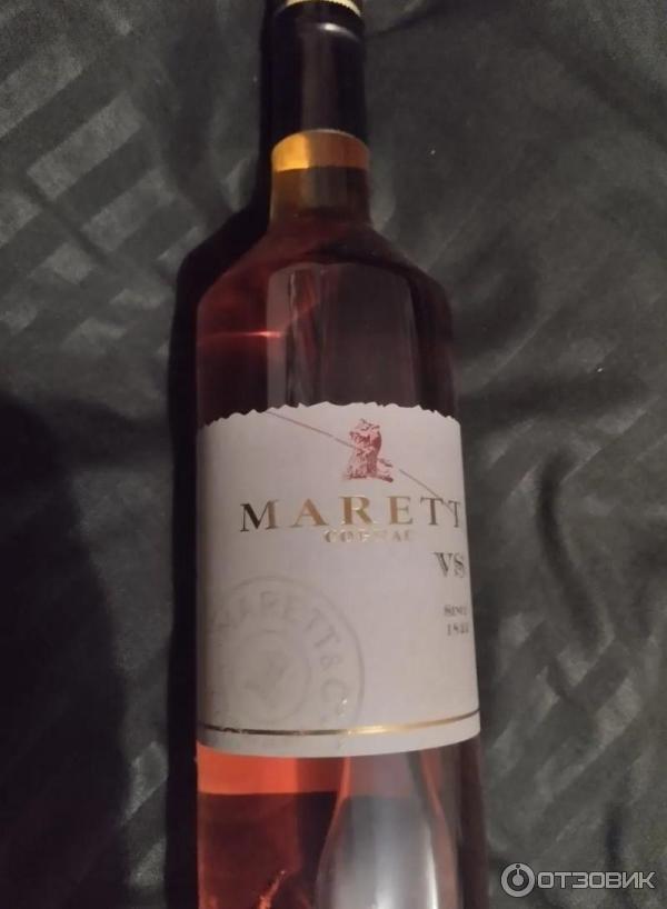 Отзыв о Коньяк Marett VS Maison Prunier | Прекрасная классика
