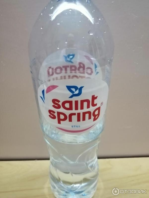 Отзыв о Вода питьевая негазированная Saint Spring | Хорошая вода для ...