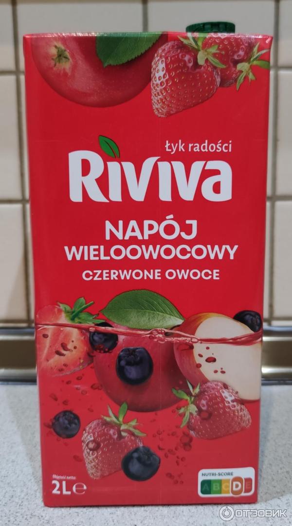 Отзыв о Мультифруктовый сок Riviva | Вкусный сок в большой упаковке.