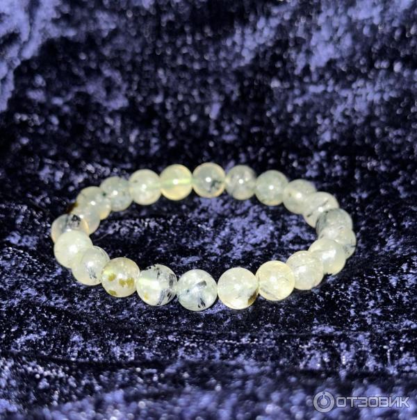 Отзыв о Браслет из пренита Von Keib | Каждая бусина - уникальный мир.