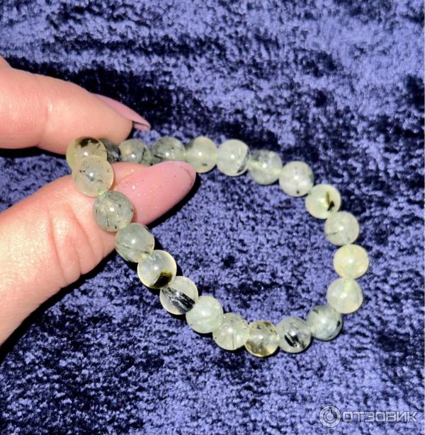 Отзыв о Браслет из пренита Von Keib | Каждая бусина - уникальный мир.
