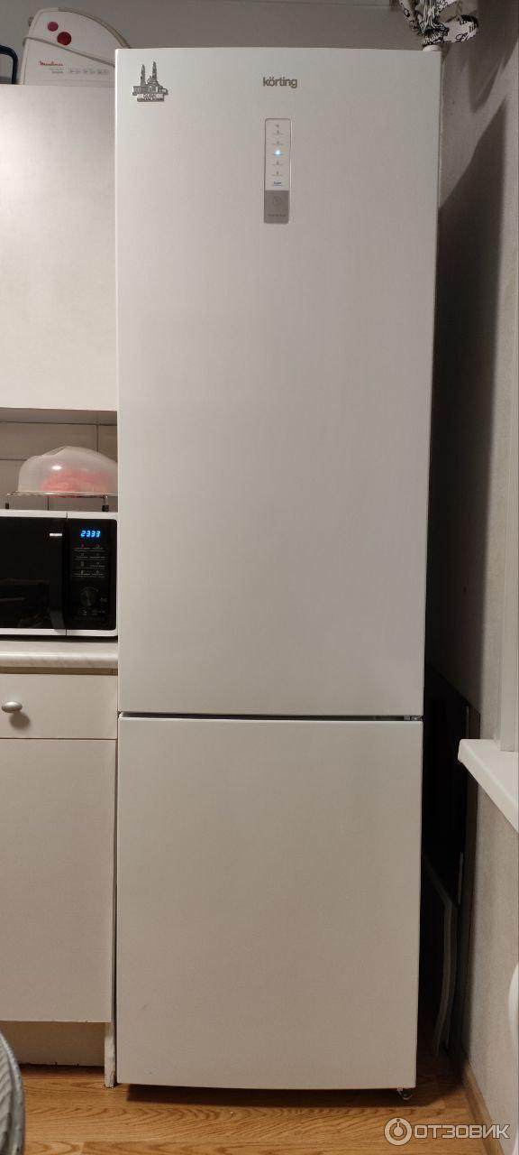 Отзыв о Холодильник Korting KNFC 62017 W | "Надули, просто нагло ...