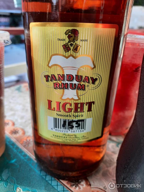 Отзыв о Ром Tanduay Light | филиппинский ром, на островах в ...