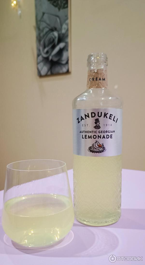 Отзыв о Напиток безалкогольный газированный Zandukeli "Лимонад Сливки ...